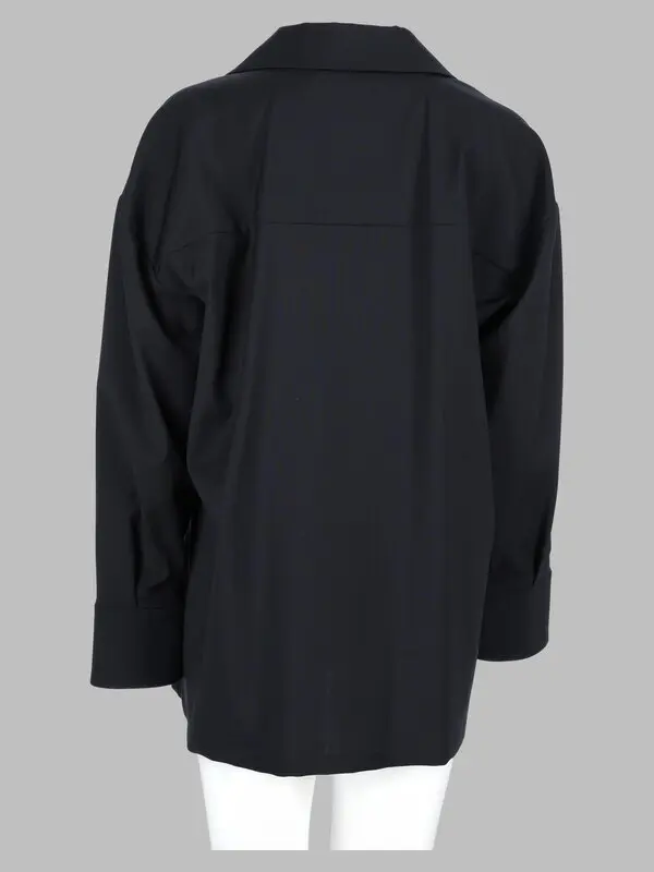 Max Mara Blusa In Tela Di Pura Lana