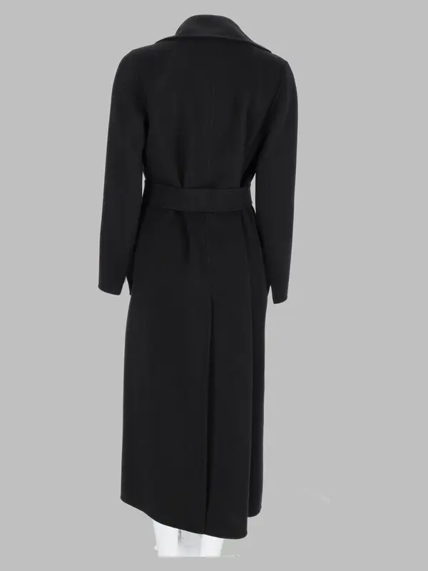 Max Mara Cappotto A Vestaglia In Drap Di Lana