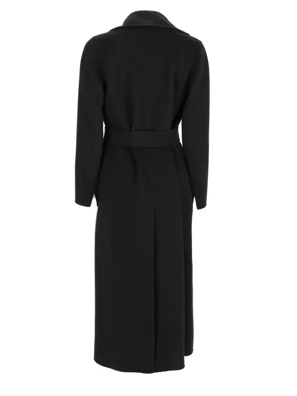 Max Mara Cappotto A Vestaglia In Drap Di Lana