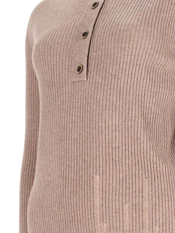 UMA WANG Maglia "henley" In Cashmere