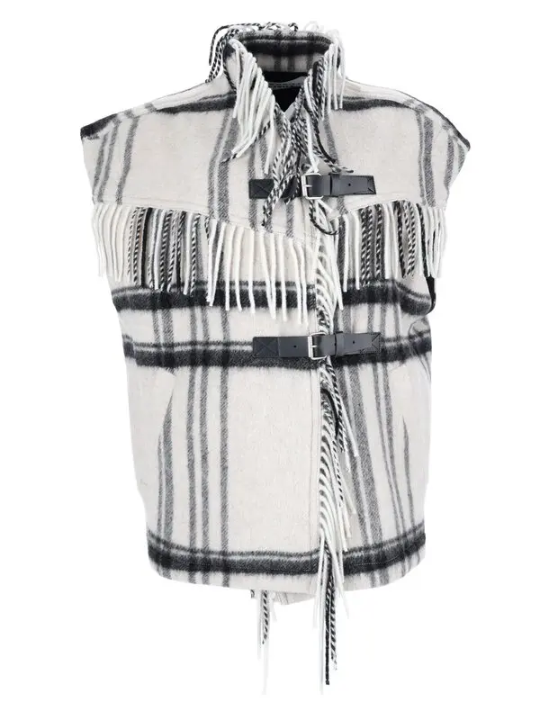 MARANT ETOILE Gilet "ginesa" Con Frange