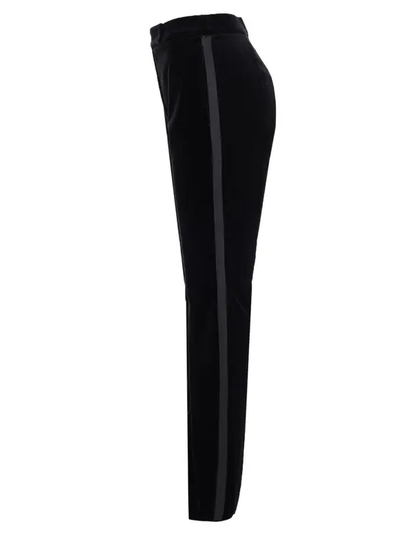 Max Mara Pantalone Smoking In Velluto