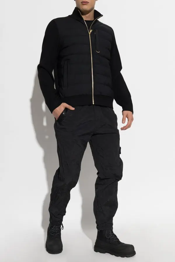 Moose Knuckles Quilted-front Cardigan