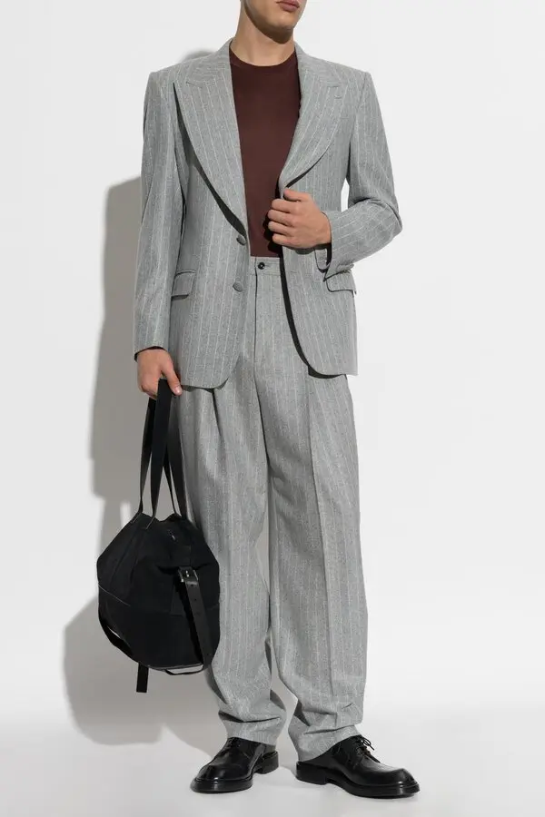 Dolce & Gabbana Gray Wool Blazer