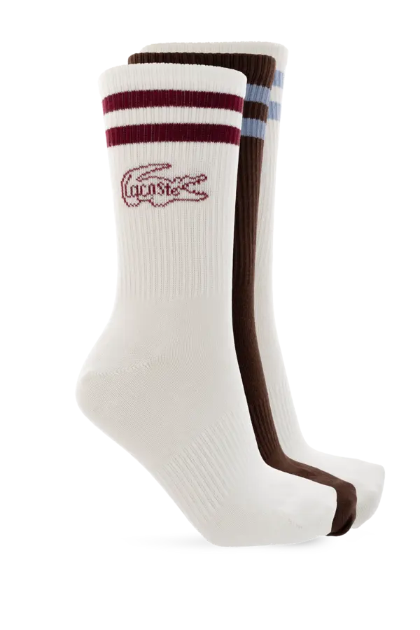 Lacoste Triple Pack Of Socks - Multicolour