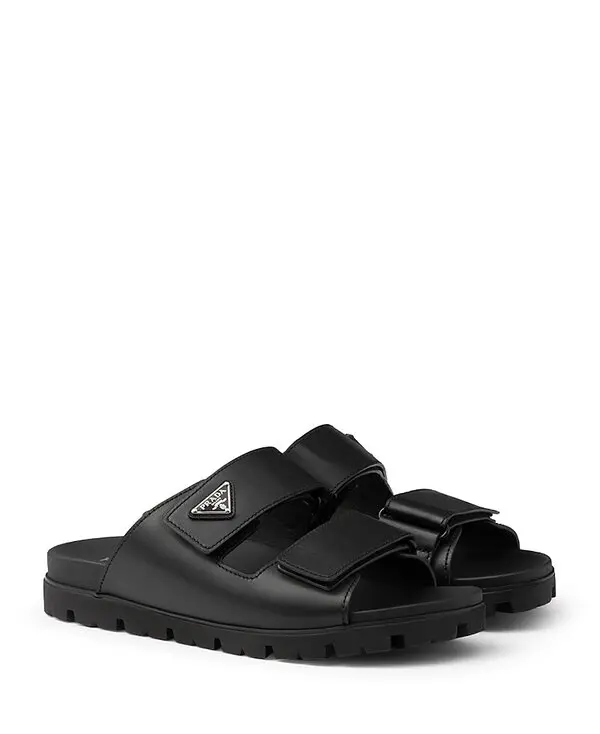 Prada Leather Strap Sandals