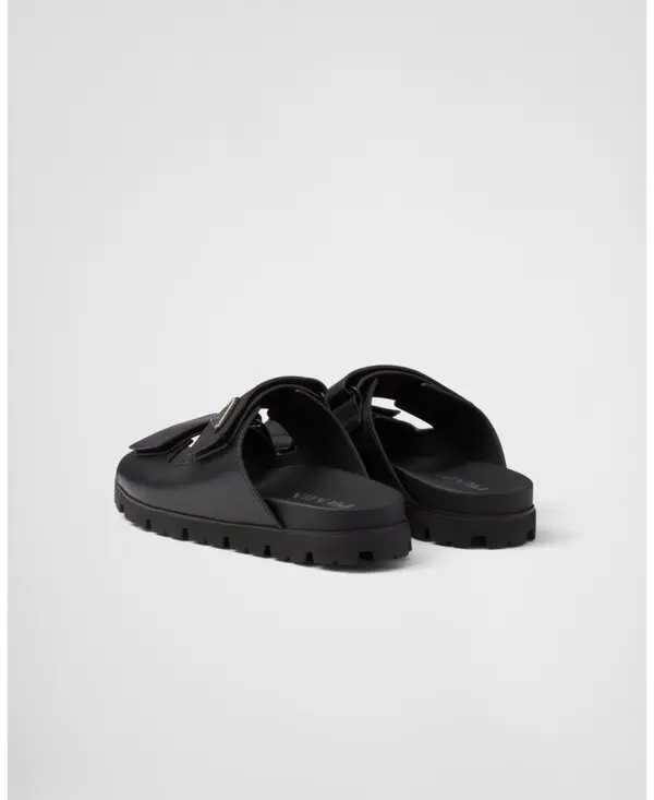 Prada Leather Strap Sandals