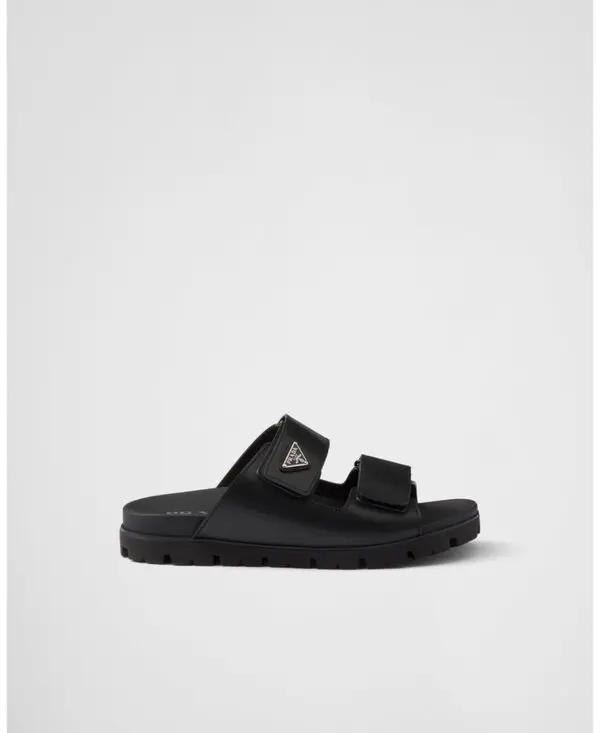Prada Leather Strap Sandals