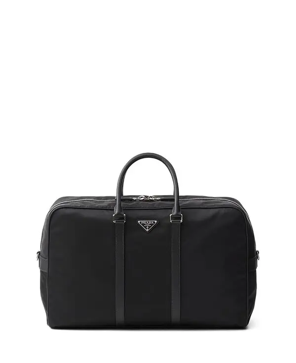 Prada Re-nylon And Saffiano Leather Duffel Bag