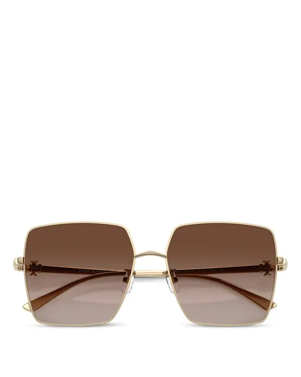 Tory Burch Square Sunglasses, 57mm