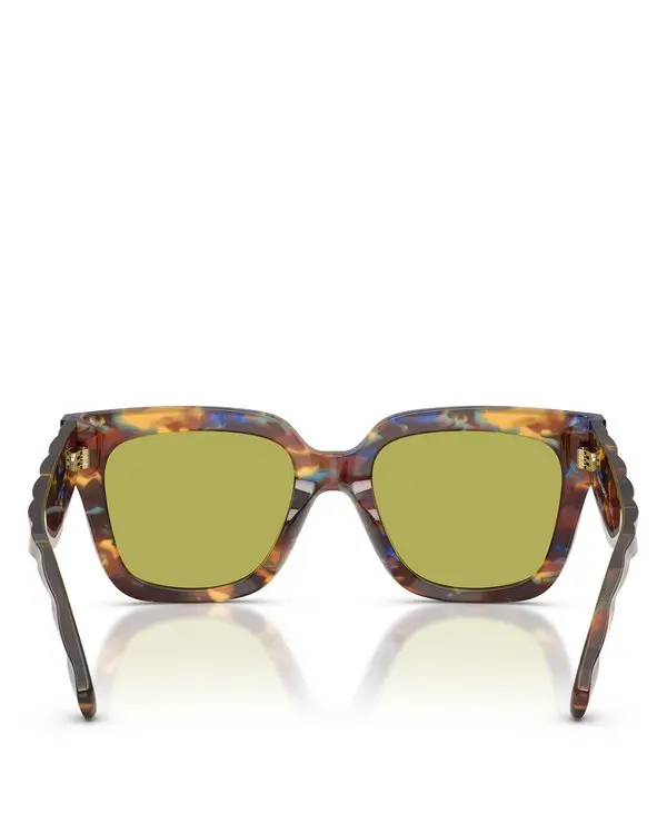 Tory Burch Kira Square Sunglasses, 52mm - Blue