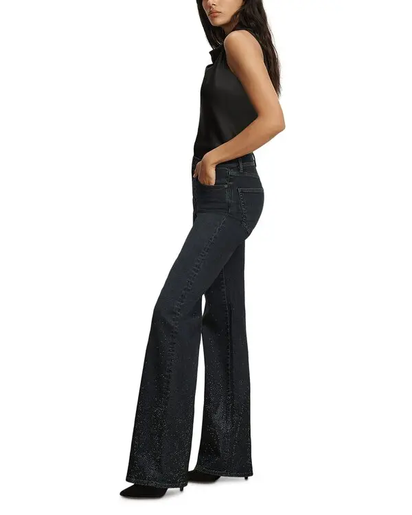 Veronica Beard Crosbie High Rise Flare Leg Jeans