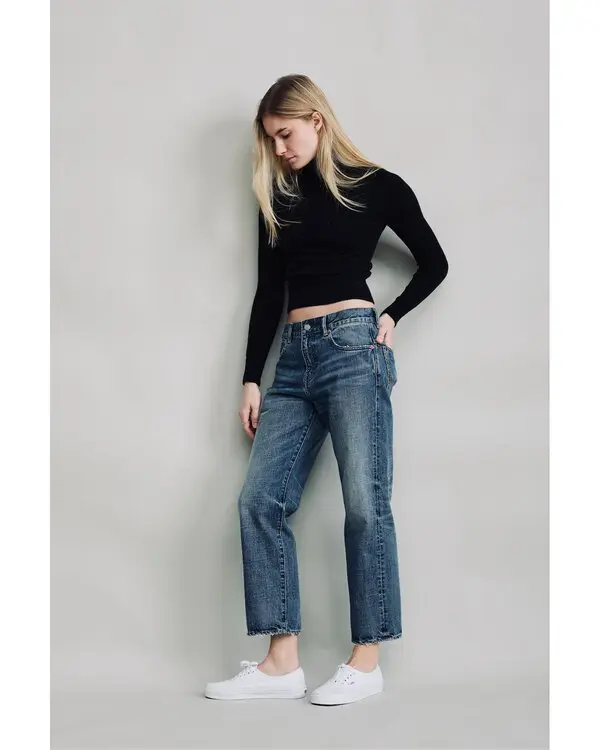 Denimist Lindsay High Rise Slim Straight Jeans