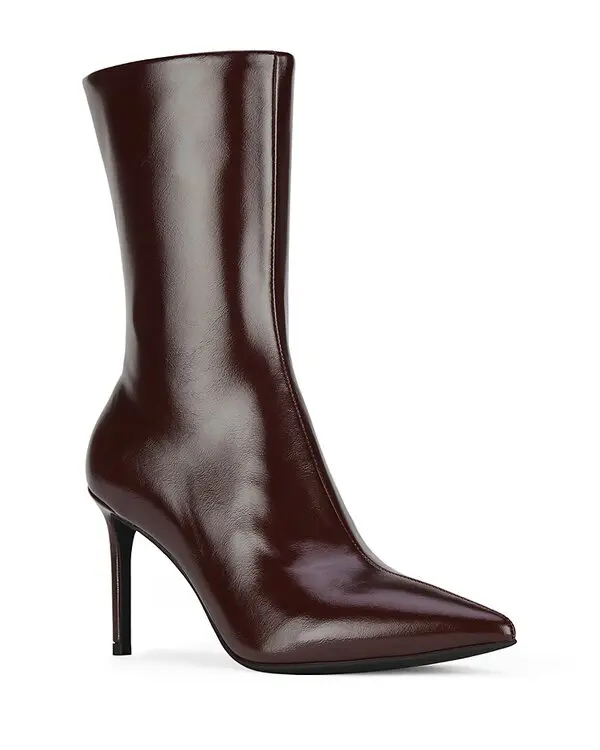 Jeffrey Campbell Everynite Mid Calf Stiletto Boots - Ruby Wax