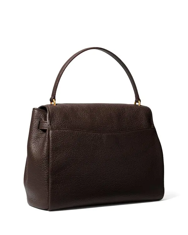 Michael Kors Hamilton Moderne Large Flap Leather Satchel