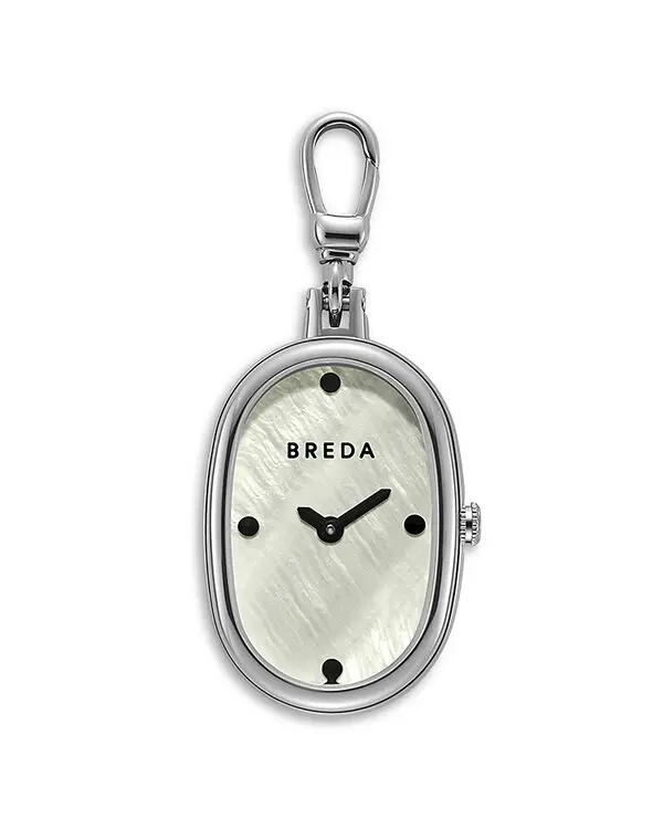 BREDA Jane Time Charm Watch, 21mm X 8mm - Silver