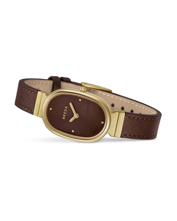 BREDA Jane Watch, 23mm X 8mm - Brown/brown