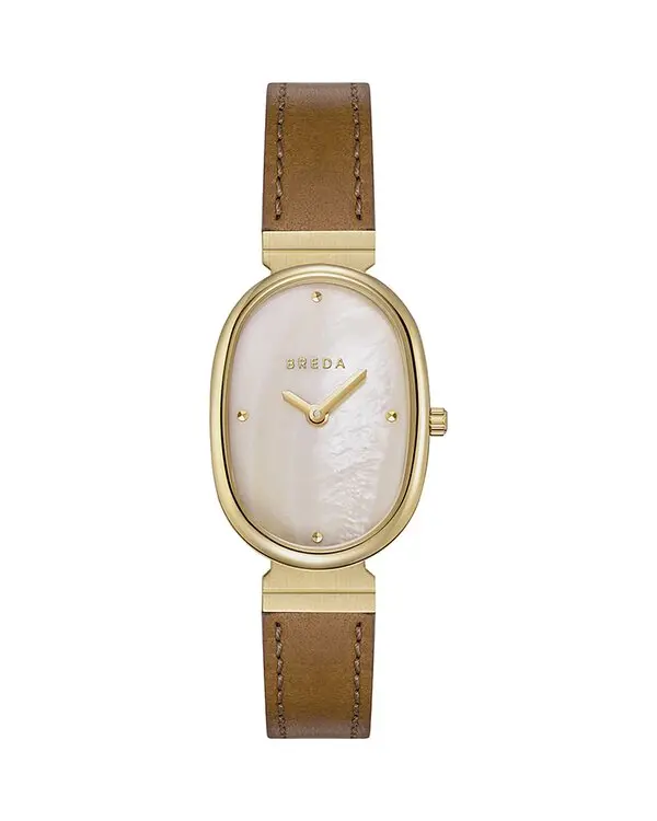BREDA Jane Watch, 23mm X 8mm - Champagne/tan