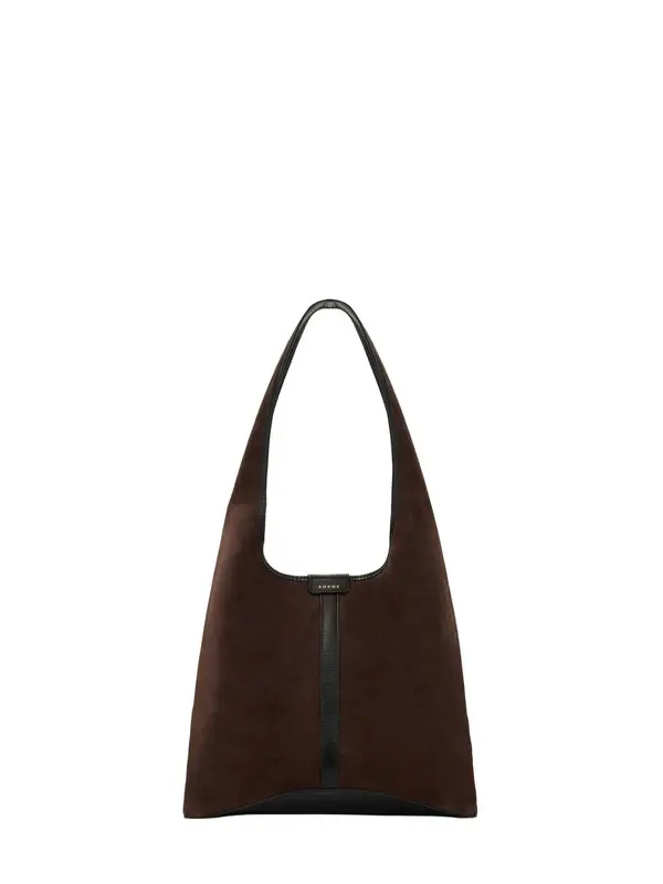 Soeur Sleek Mini Leather Crossbody Bag