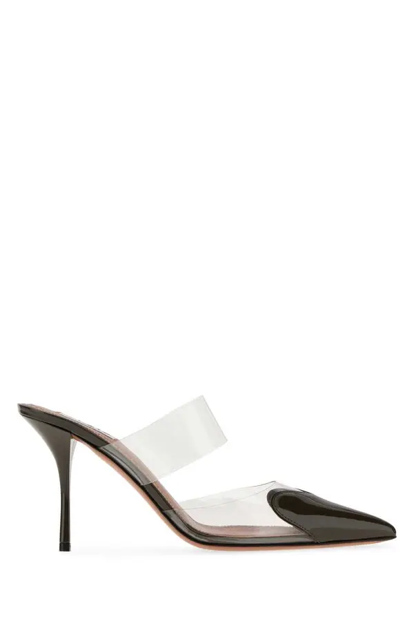 Alaïa Heart Detail 90mm Flat Pumps - Kaki