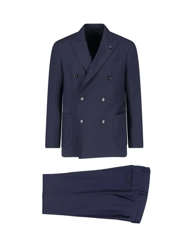 LARDINI Double-breasted Suit