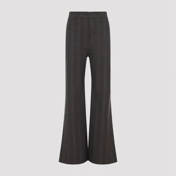 Acne Studios Pinstripe Wool Straight-leg Pants For - Brown