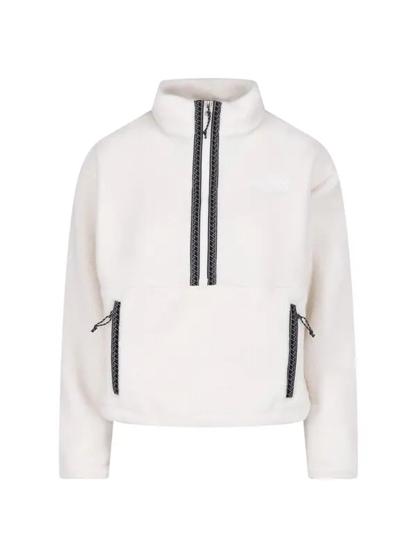 The North Face Quarter-zip Fleece Pullover - White