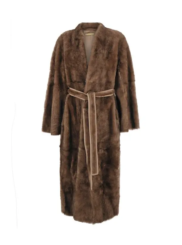Nour Hammour Notched Revers Fur Patch Pocket Jacket