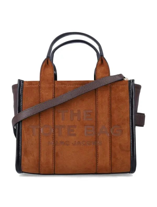 Marc Jacobs Mini Tote Bag With Crossbody Strap - Copper