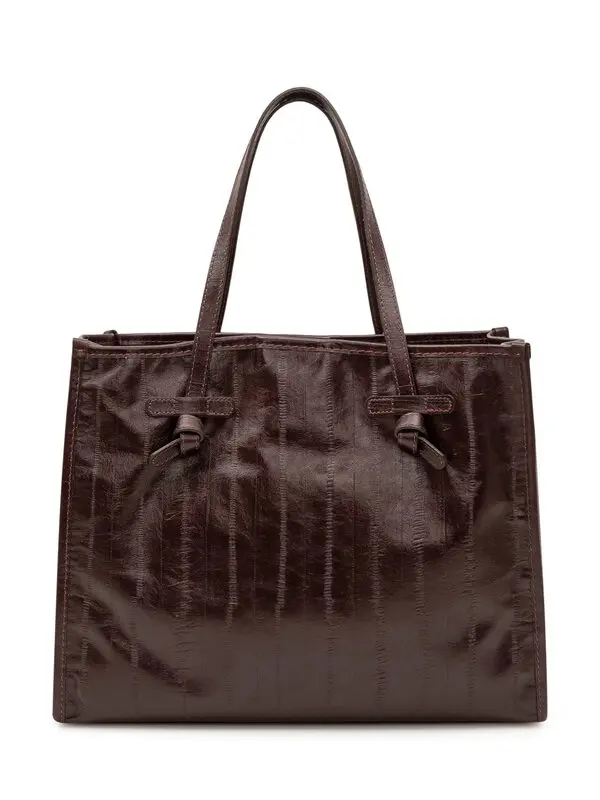GIANNI CHIARINI Marcella Structured Handbag - Antique Ruby