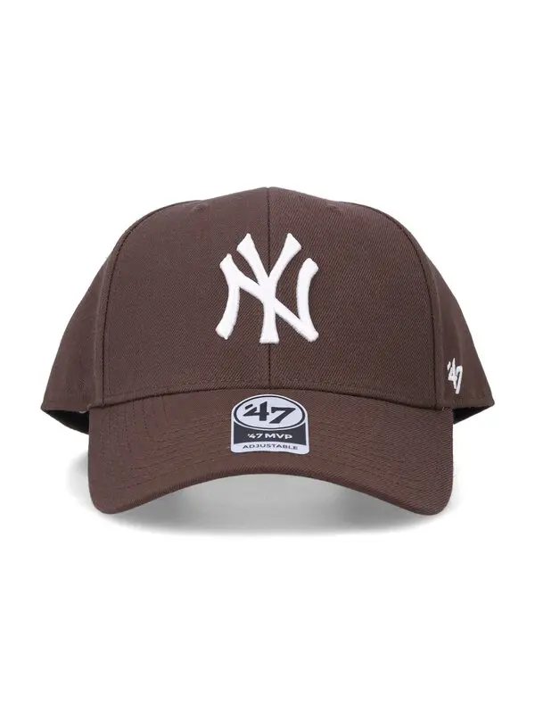 47 HAT Ny Logo Adjustable Baseball Cap - Marrone