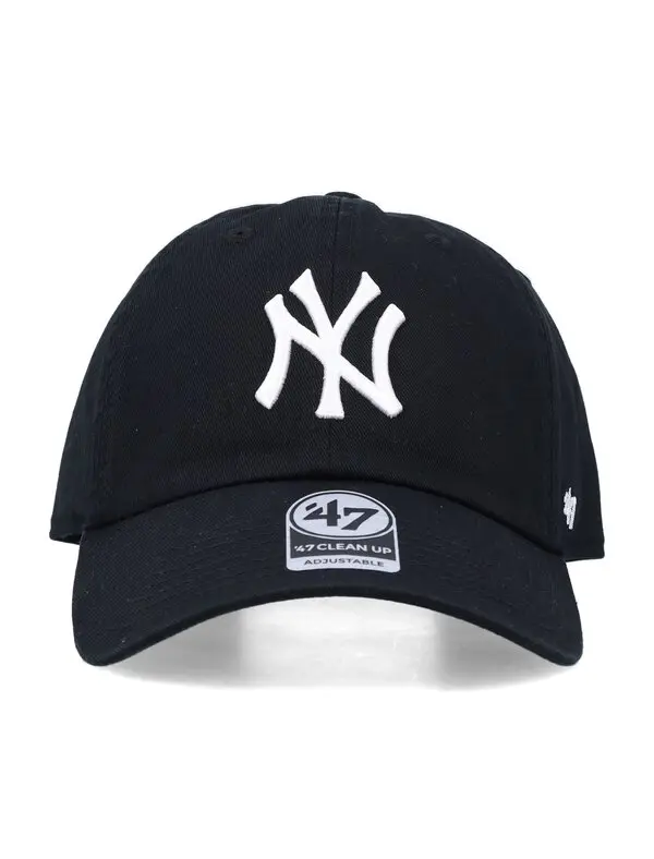 47 HAT Ny Logo Adjustable Baseball Cap - Nero