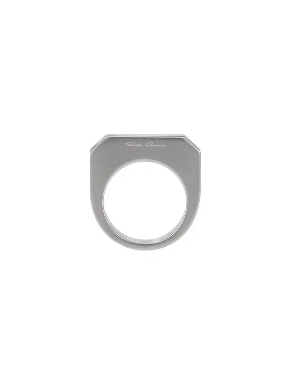 Rick Owens Geometric Signet Ring