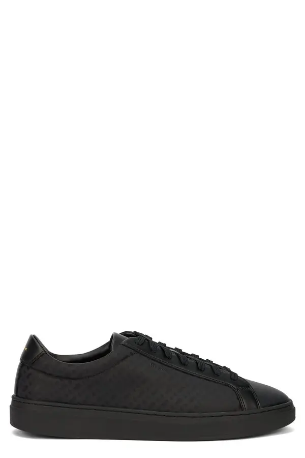 BOSS Low-top Lace-up Sneaker - Black