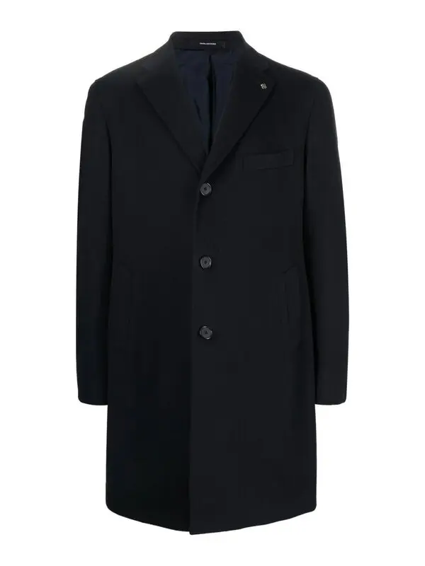 Tagliatore Single-breasted Wool Overcoat