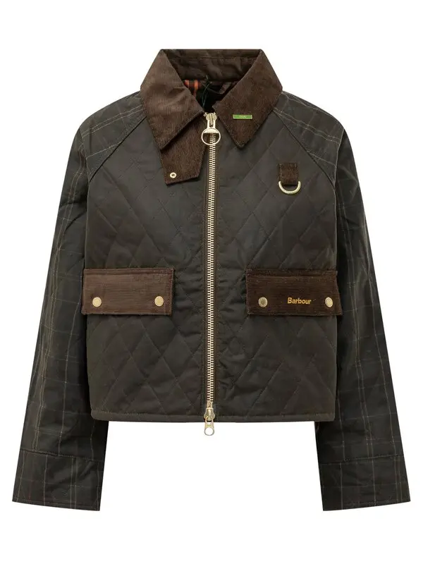 Barbour Icons Quilted Utility Jacket - Olive