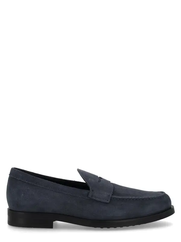 TOD'S Suede Leather Loafers For