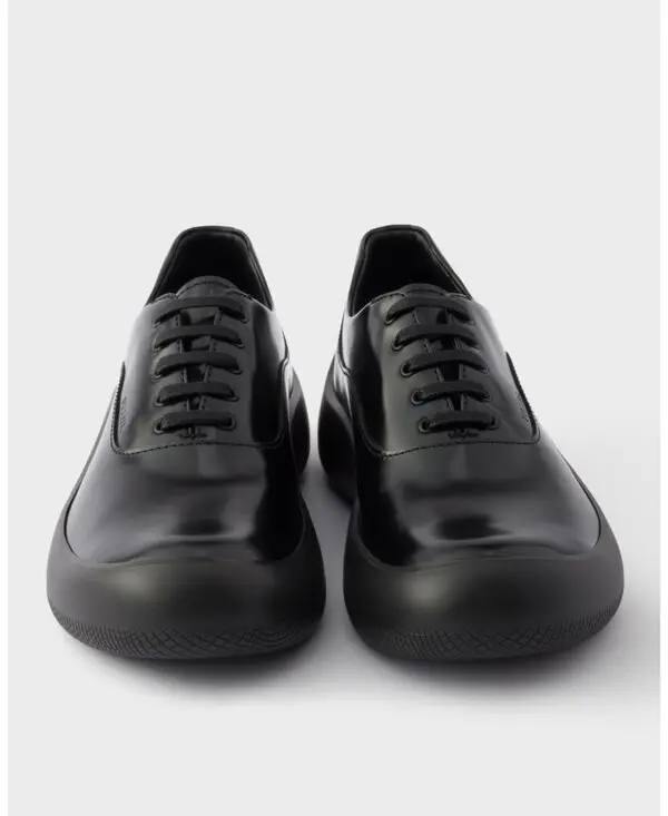 Prada Brushed Leather Sneakers