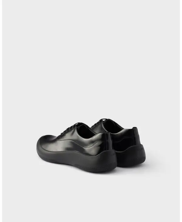 Prada Brushed Leather Sneakers