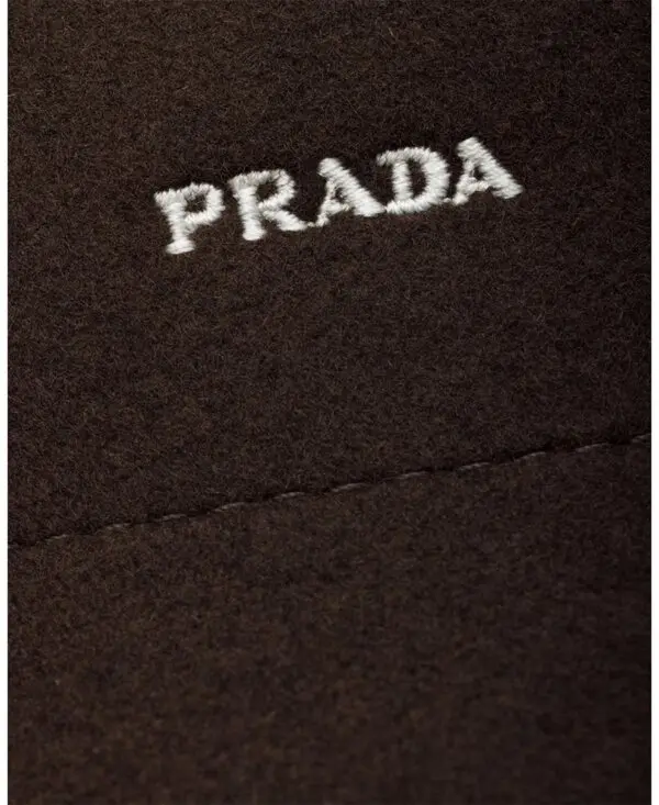 Prada Felt Hat - Brown