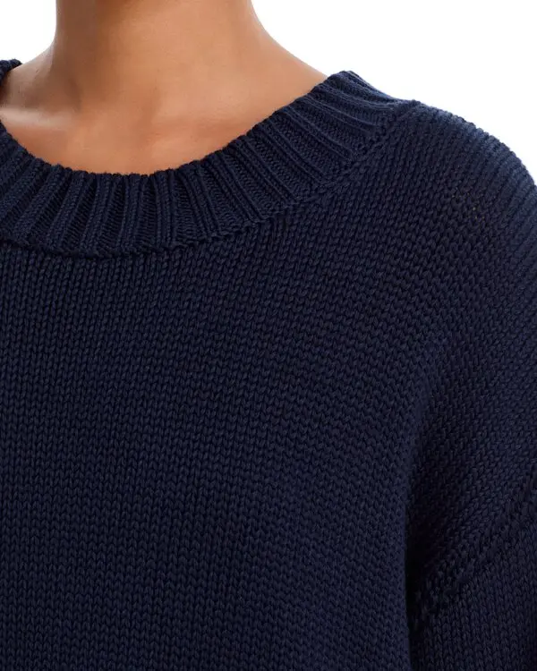 L'Agence Loden Cotton Tunic Pullover Sweater