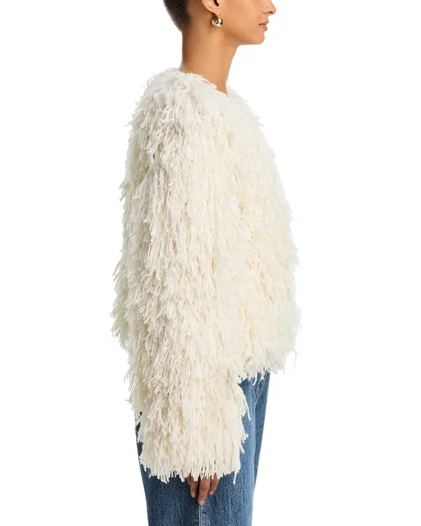 FRAME The Fringe Sweater Jacket
