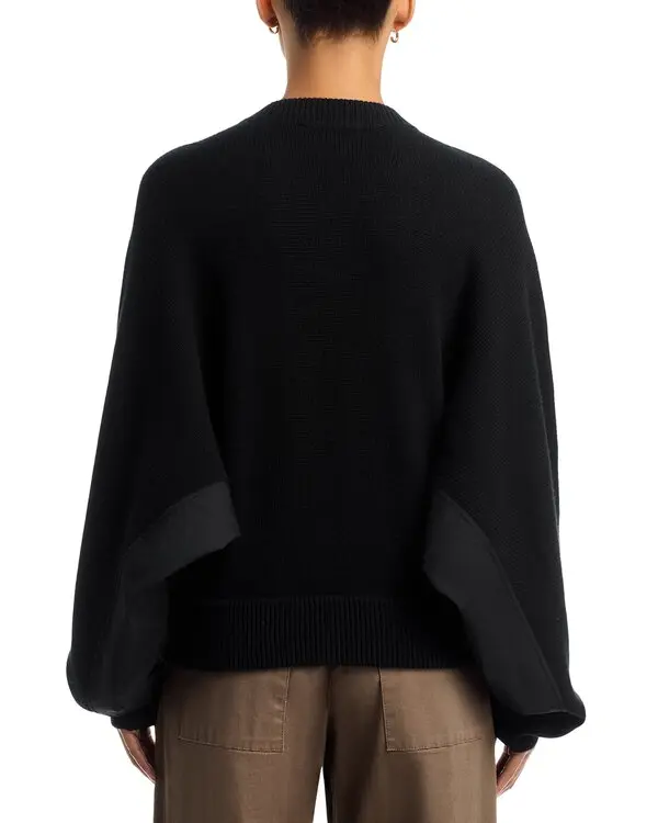 FRAME The Contrast Cashmere Cardigan Sweater