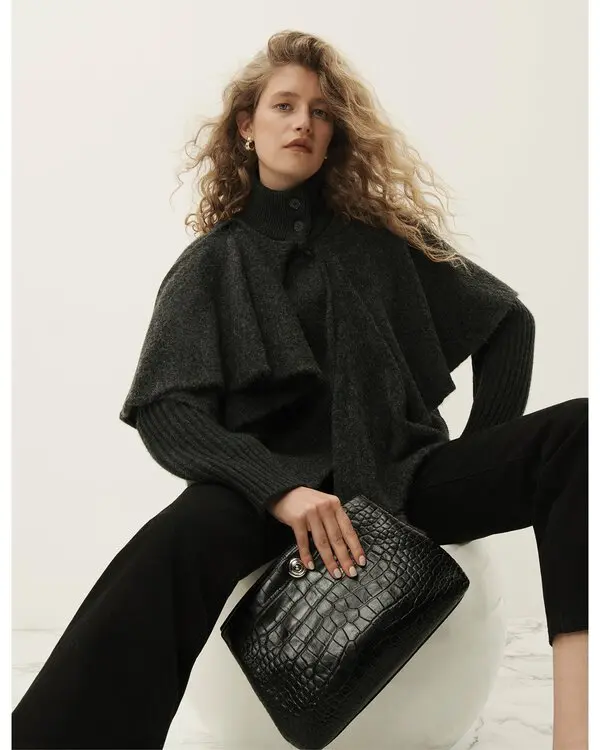 FRAME The Wrap Cape Coat