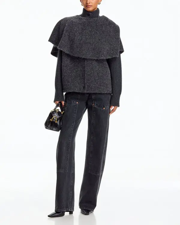 FRAME The Wrap Cape Coat