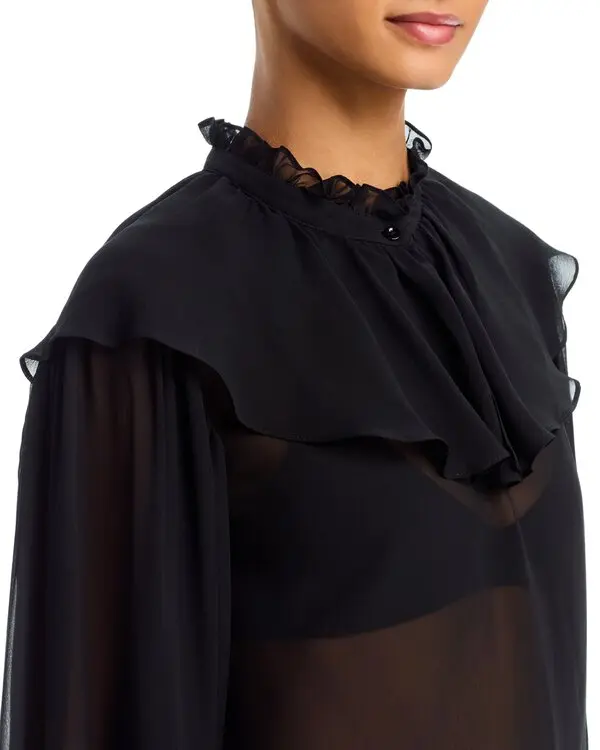 FRAME The Silk Soiree Blouse