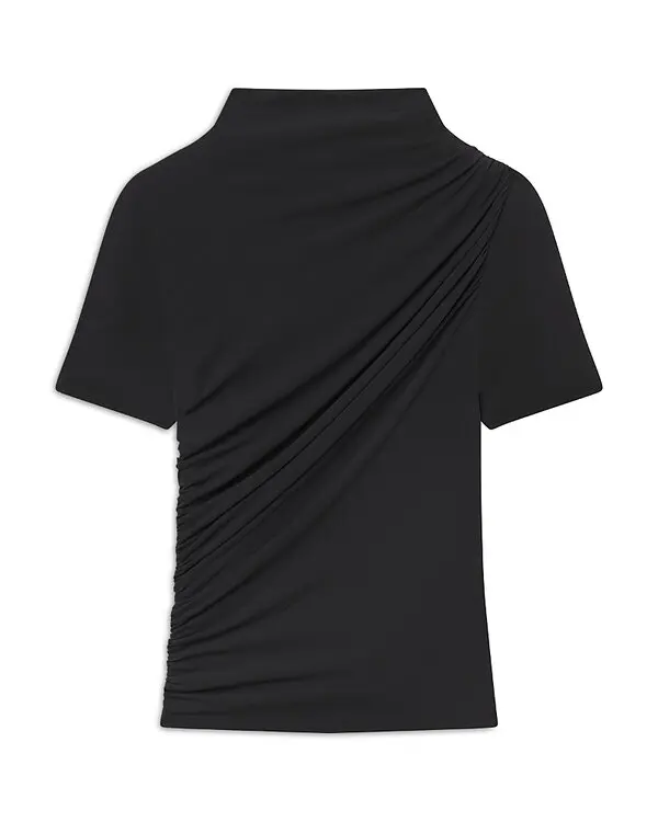 FRAME Short Sleeve Draped Top