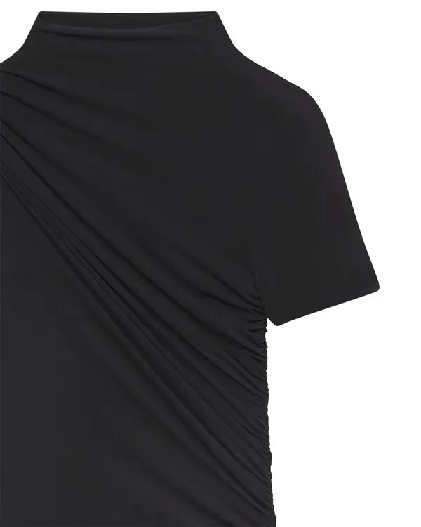 FRAME Short Sleeve Draped Top