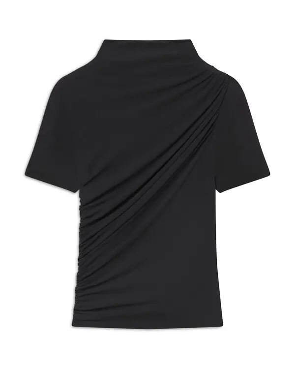 FRAME Short Sleeve Draped Top