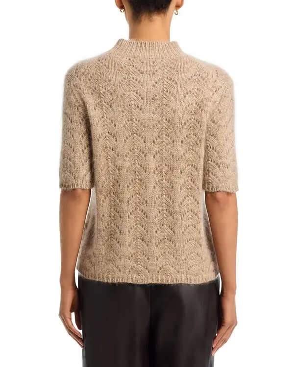 FRAME The Lurex Mock Neck Sweater